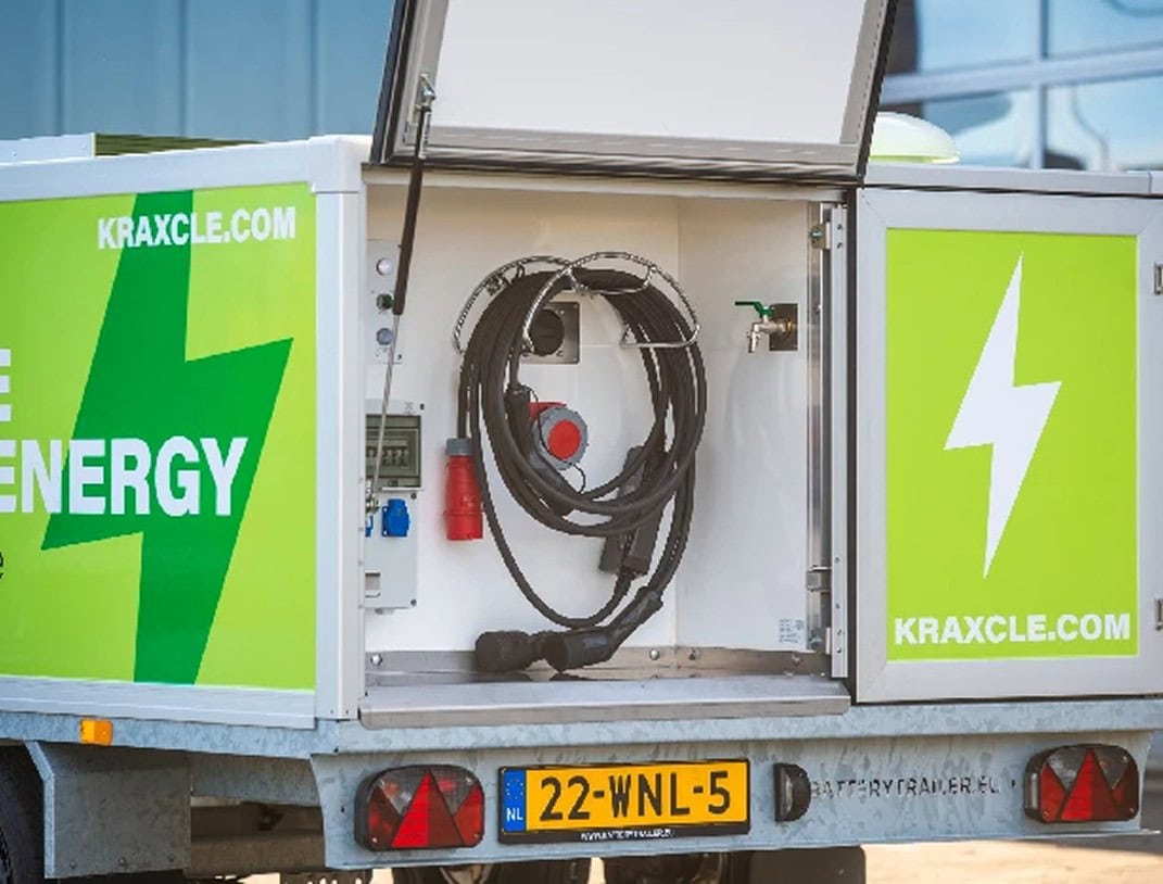 Mobile battery rental for construction & events | Battery Trailer